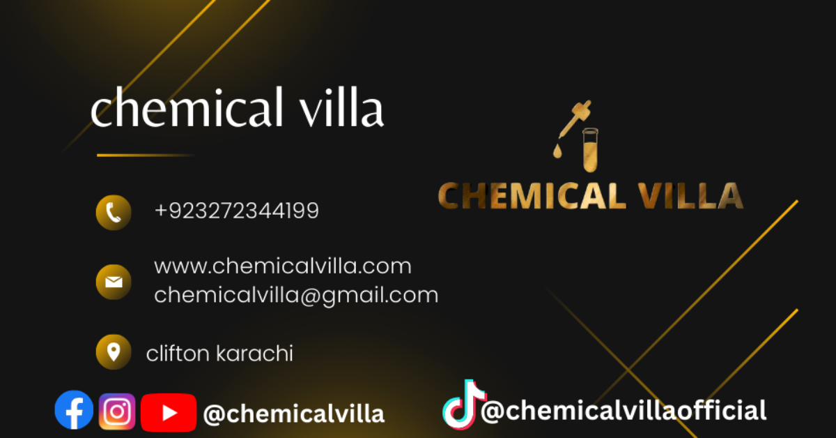 Chemical Villa - Your Trusted Chemical Expertise 🧪 #QualityFirst"